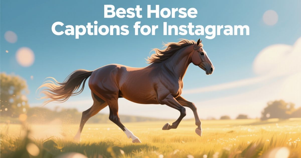 150+ Perfect Horse Captions for Instagram in 2025!