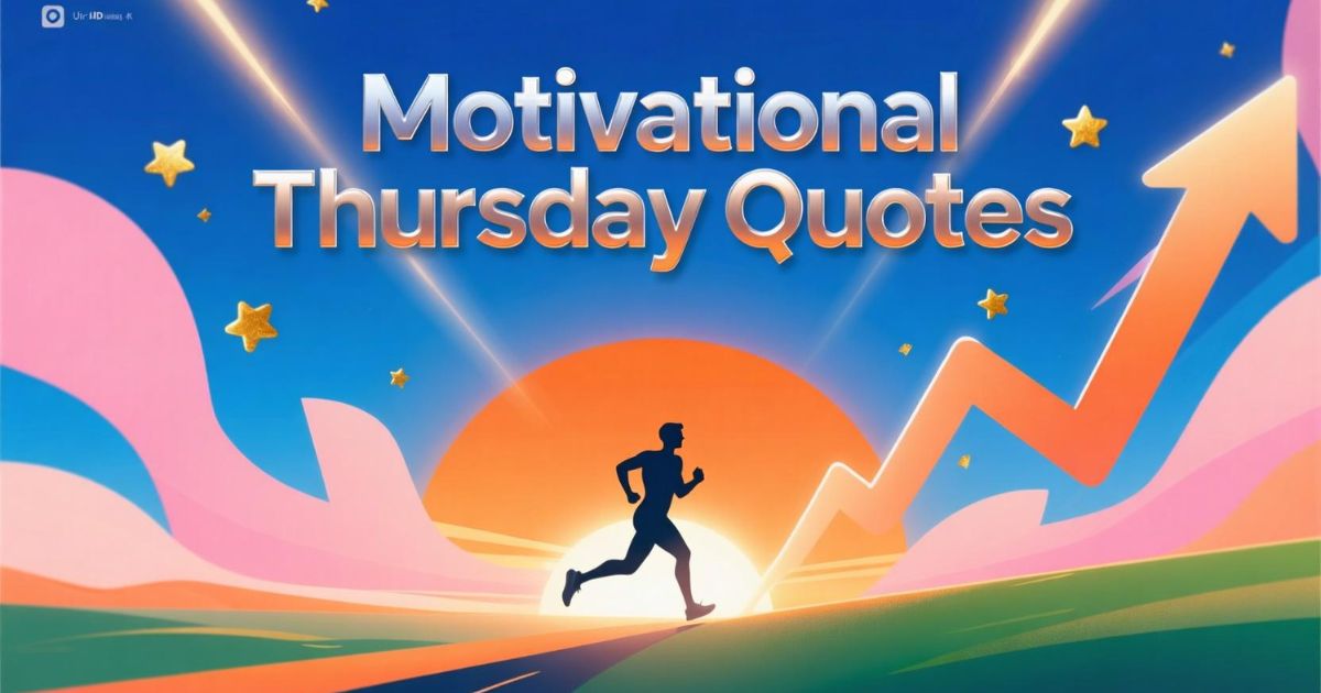 190+ Thursday Motivational Quotes to Fuel Your Ambition