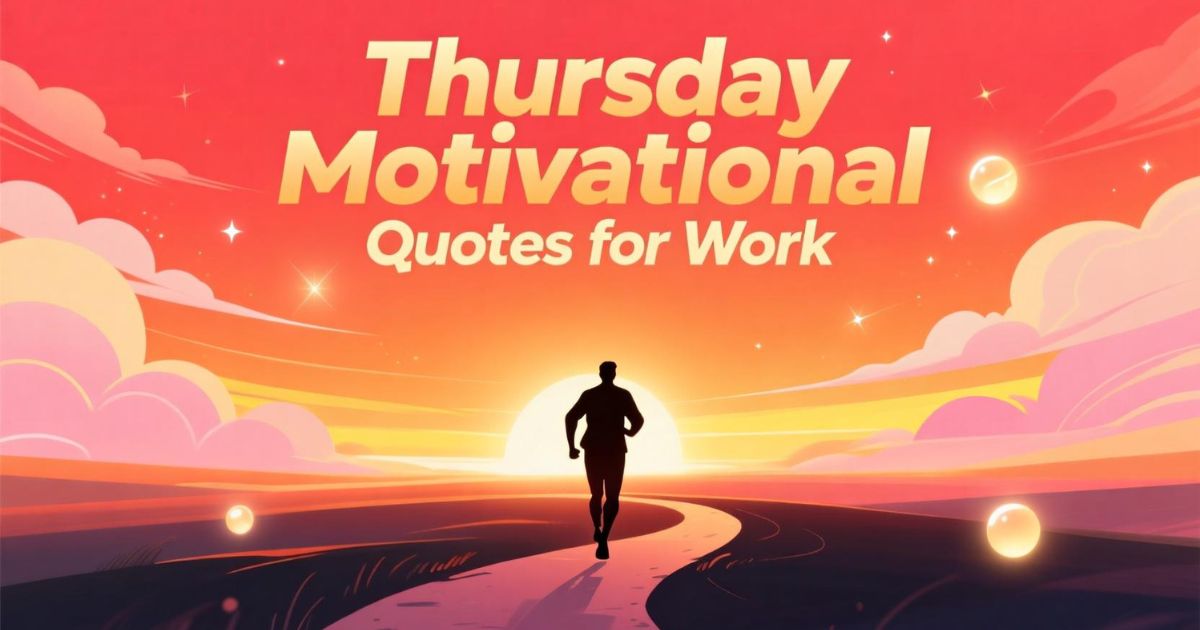 190+ Thursday Motivational Quotes to Fuel Your Ambition
