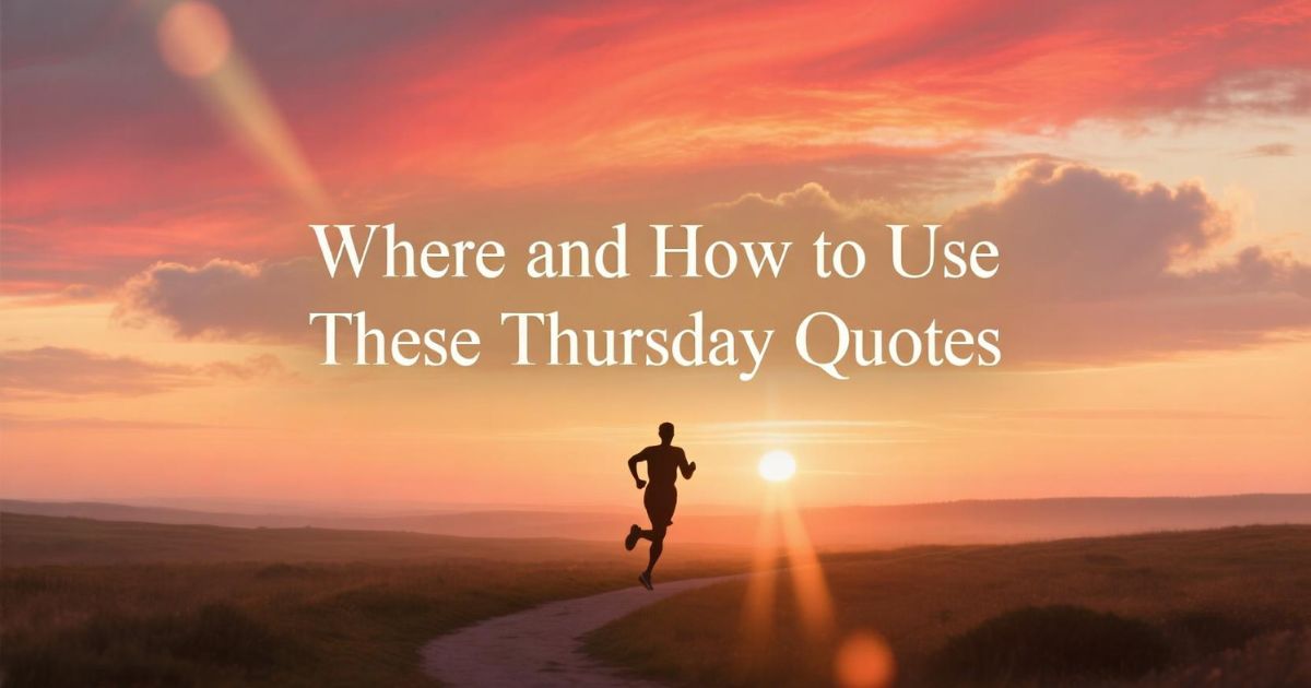 190+ Thursday Motivational Quotes to Fuel Your Ambition